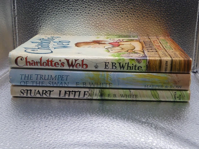 CHARLOTTE'S WEB STUART Little The Trumpet Of The Swan HC Lot Book Club ...