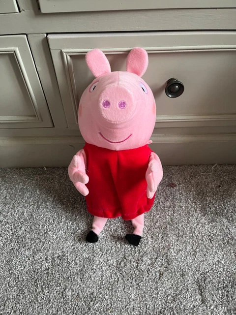 PEPPA PIG TALKING giggling interactive plush 10” soft toy £5.99 ...