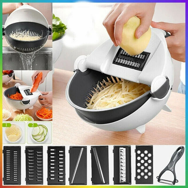 MAGIC ROTATE THE Vegetable Cutter Slicer Kitchen Multifunction Tool £24 ...