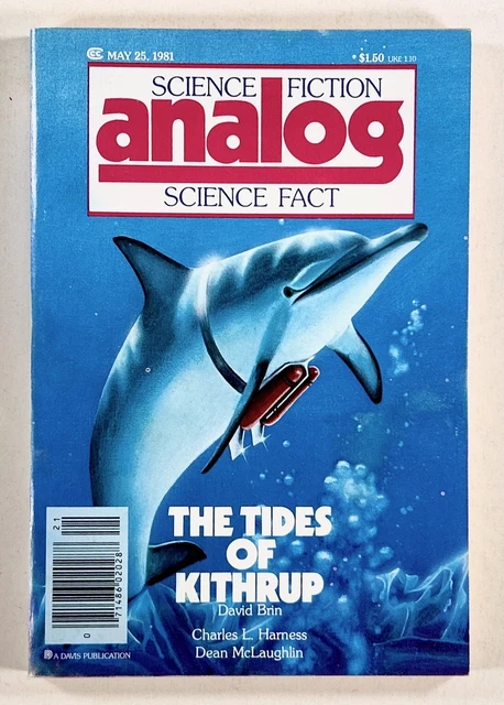 1981 MAY ANALOG SCIENCE FICTION David Brin DEAN McLAUGHLIN Charles L ...