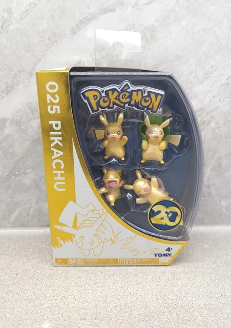 POKEMON 025 PIKACHU 20th Anniversary Limited Edition Figures Set Tomy ...
