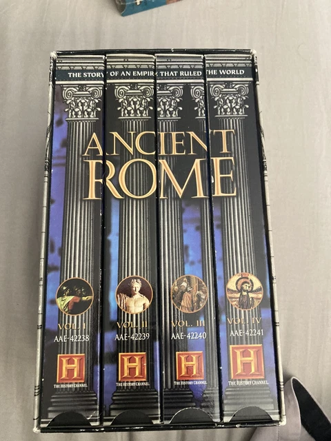 VHS ANCIENT ROME THE HISTORY CHANNEL 1998 THE STORY OF AN EMPIRE THAT ...