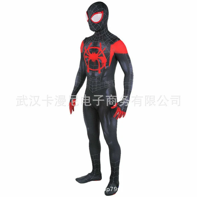 Costume Cosplay Miles Morales Into Spider Verse Spiderman Zentai