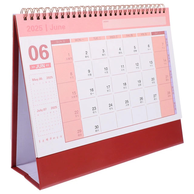 2024 -2025 CALENDAR Desk Flip Desktop 2024-2025 Stand up Office £12.88 ...