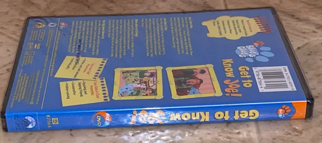 BLUE'S CLUES: GET to Know Joe! (DVD, 2002)-Very Rare sealed $129.95 ...