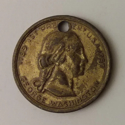 1789-1797 VTG GEORGE Washington Coin 1st President U.S.A. Medal Token ...