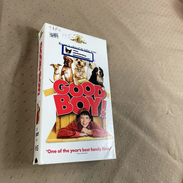 GOOD BOY! (2003) - VHS Tape Movie- Comedy / Family - Puppy / Dogs ...
