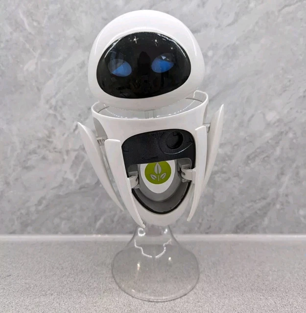 DISNEY PIXAR WALL-E Thinkway Toys Transforming Eve Figure With Stand ...