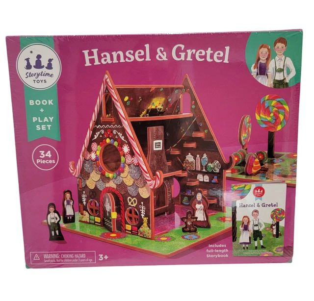 HANSEL AND GRETEL Book and Play Set Storytime Toys BRAND NEW SEALED ...