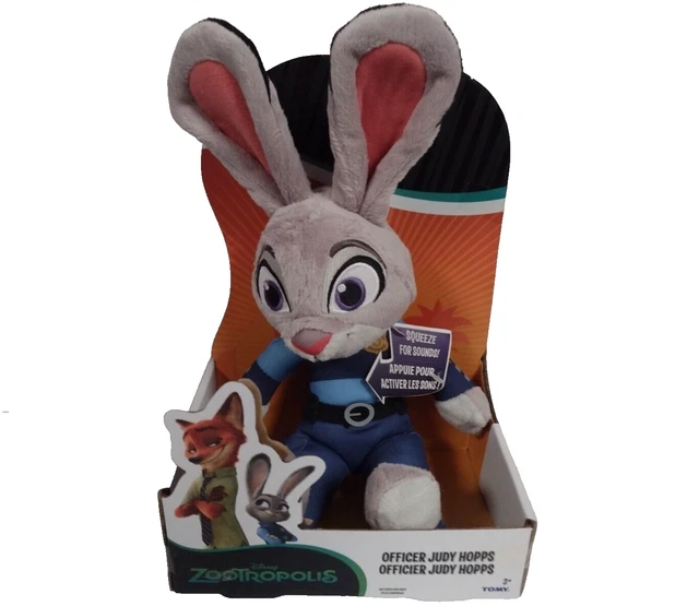TOMY DISNEY WORLD of Zootropolis Zootopia Officer Judy Hopps Talking Soft Toy £27.99 - PicClick UK