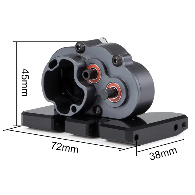 OD-3 OVERDRIVE GEARBOX Transmission for 1/10 RC Crawler LCG Chassis Capra DLX $90.35 - PicClick AU