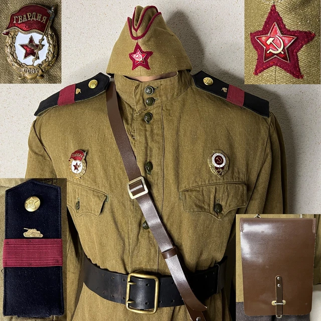 RARE SOVIET WW2 Tank Troops RKKA USSR Red Army Military Solider's ...
