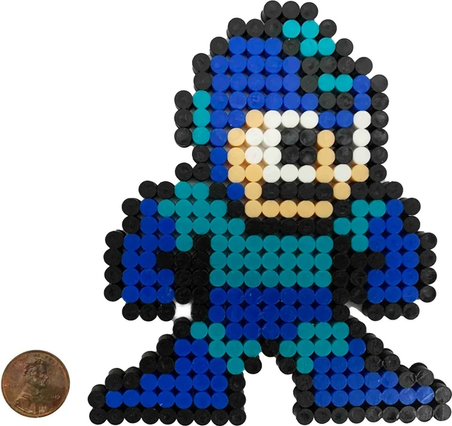 MEGA MAN 8 bits Perler Bead Pixel Art Sprite -- plus de 70 options ...