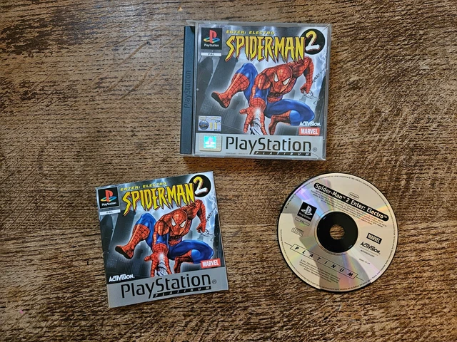SONY PLAYSTATION PS1 - Spider-Man Spiderman 2 Enter Electro #Blg22 Cib ...