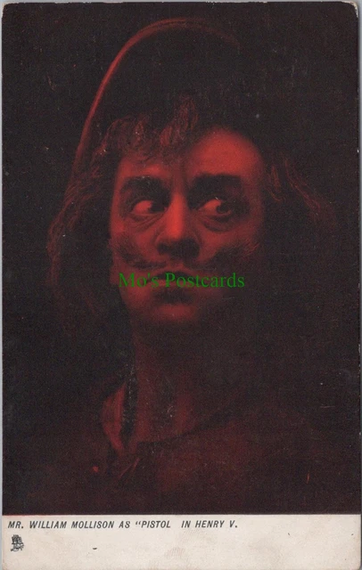 ACTOR POSTCARD - Mr William Mollison as "Pistol" in Henry V - SW6834 £3 ...