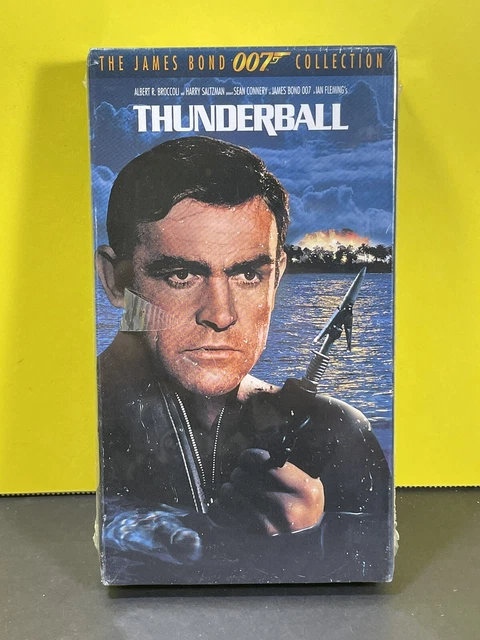 THUNDERBALL VHS James Bond 007 Collection Movie Sean Connery New Factory Sealed £18.97 - PicClick UK