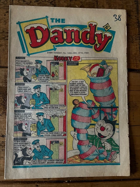 THE DANDY, VINTAGE British comic, Christmas issue 1969, no 1466 £20.00 - PicClick UK