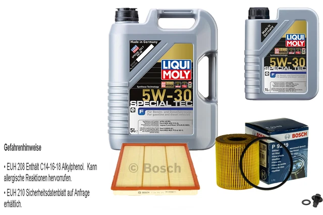 BOSCH INSPECTION SET 6L Liqui Moly Special Tec F 5W-30 Pour Ford Transit Bus EUR 103,75 ...