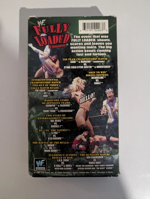 WWF SUMMER Slam wrestling vhs (1998) Austin, Undertaker, Rock, Triple H, Sable $17.50 - PicClick CA