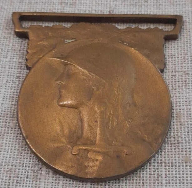 WW1 FRENCH COMMEMORATIVE Medal Of The Great War Signed By Morlon £14.99 ...