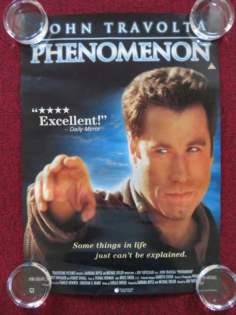 PHENOMENON VHS VIDEO Poster John Travolta Robert Duvall 1996 £12.95 ...