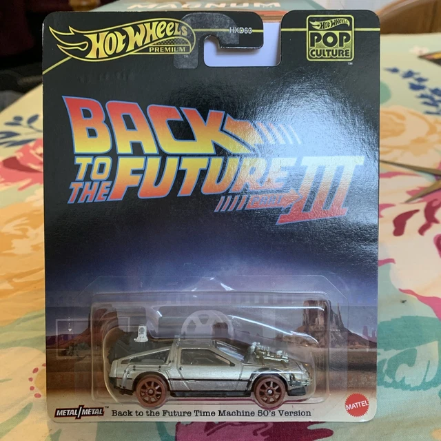 HOT WHEELS BACK TO THE FUTURE TIME MACHINE 50'S VERSION POP CULTURE 2024 A CASE £9.00 - PicClick UK