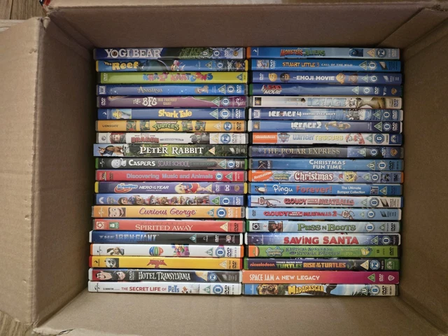 64 KIDS DVDS Bundle Joblot Movies Children’s - DreamWorks - Cartoons £ ...