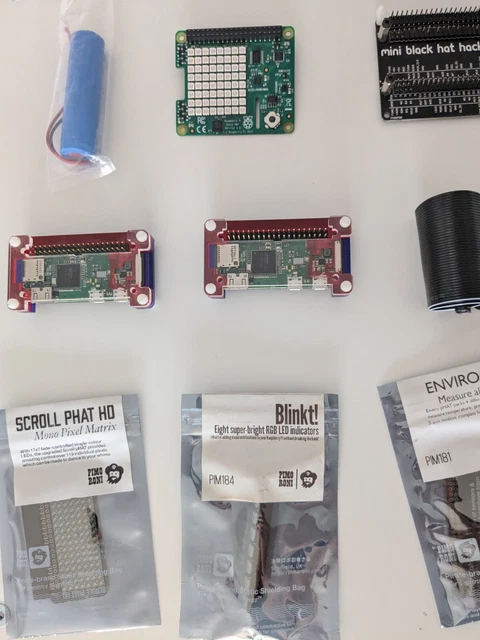 RASBERRY PI/PI ZERO (W) Devices and Components - Job Lot (Pimoroni etc) £35.00 - PicClick UK