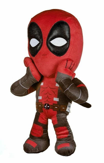 OFFICIAL MARVEL COMICS Deadpool Shocked 12" Large Plush Soft Toy Teddy ...