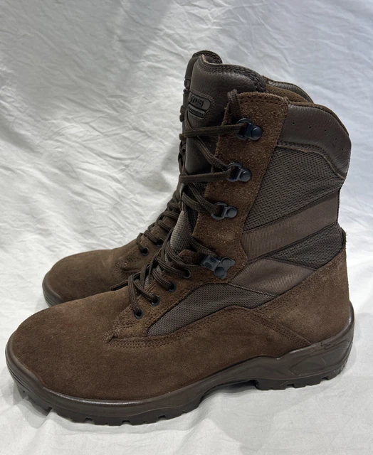 BRITISH ARMY RAF Military Issue YDS Falcon Suede Desert Combat Boots ...