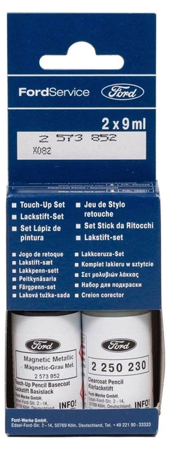 GENUINE FORD MAGNETIC Metallic Touch Up Paint Stick Touch Up Set ...