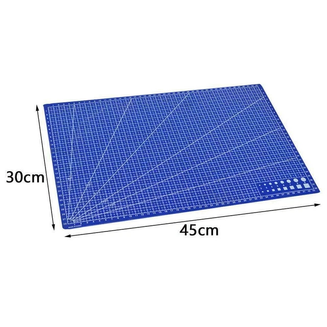 A3 PVC RECTANGLE Grid Lines Cutting Mat Plastic Craft DIY tools New ...