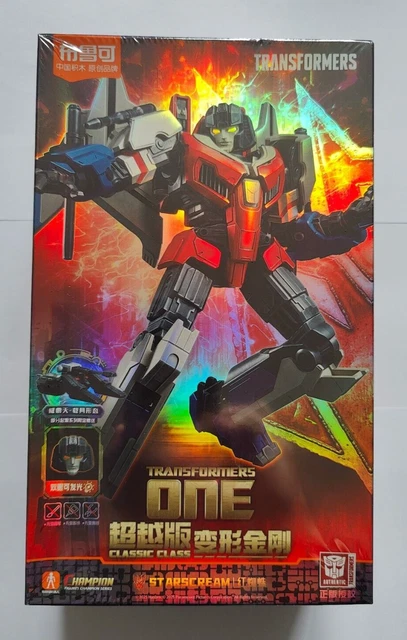 BLOKEES TRANSFORMERS ONE Starscream Building Block Action Figure With ...