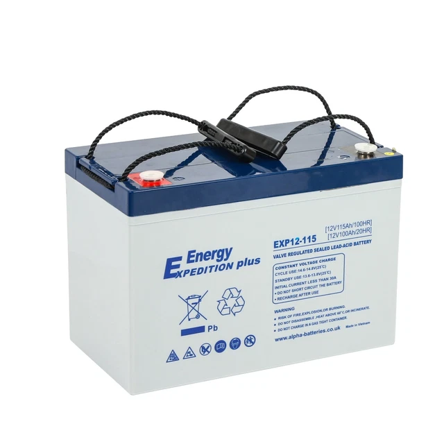 12V 115AH EXPEDITION Plus Deep Cycle Agm Leisure Battery £129.99 ...