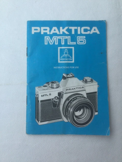MANUALE DI ISTRUZIONI fotocamera originale per fotocamera a pellicola ...