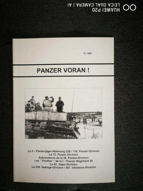 PANZER VORAN NUMÉRO 37 N° Alain Verwicht Ss Waffen Wehrmacht Heimdal ...
