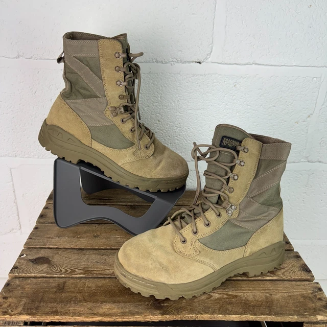 MAGNUM MILITARY TAN Desert Army Combat Lace up Boots - Size UK 8 £19.99 ...