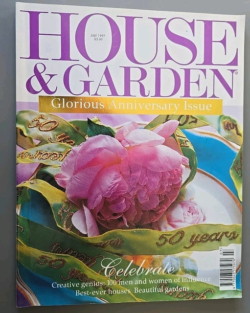 HOUSE & GARDEN Glorious Anniversary Issue July 1997 £16.32 - PicClick UK