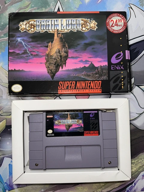 BRAIN LORD (SUPER Nintendo SNES, 1994) Authentic!!! $75.60 - PicClick CA