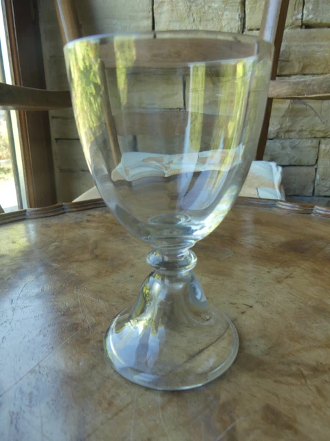 ARTS DE LA table Verrerie Grand verre à pied, pied corolle paraison lisse EUR 0,99 - PicClick FR