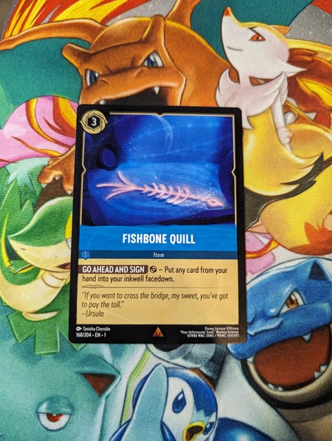 FISHBONE QUILL - Disney Lorcana The First Chapter Card - Non-Holo Rare ...
