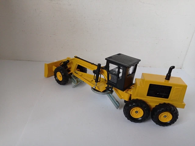 MAJORETTE NIVELEUSE ENGIN Chantier Route TP Peu Courant 1/40 Jouet ...
