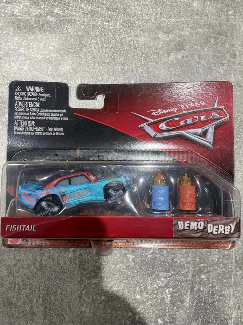 DISNEY PIXAR DIECAST Cars 3 Fishtail Demolition Demo Derby Synthetic ...