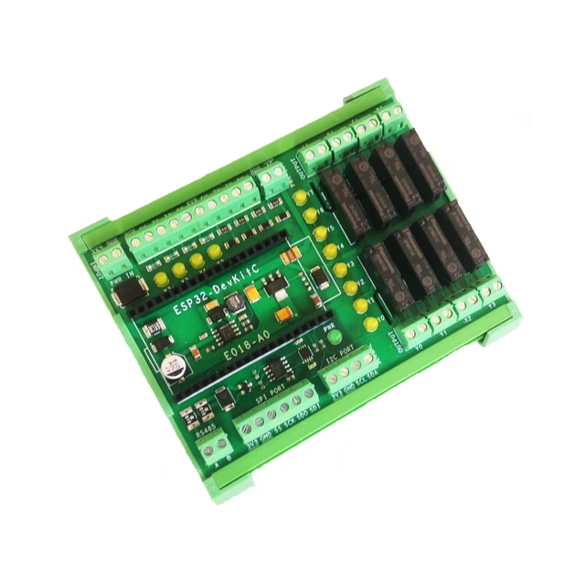 Esp32 Devkitc Plc Carrier Module Rs485 I2c Spi Analog Digital Inputs Relay Out £4685 Picclick Uk