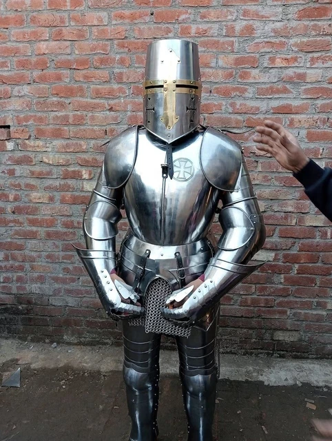 TEMPLAR MEDIEVAL ARMOUR Suit SCA Knight Armour Costume Full Body Of ...