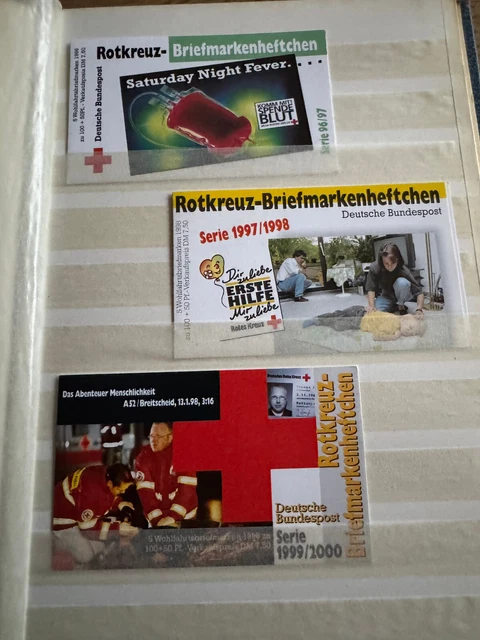 T) BUND / Berlin Rotkreuz-Briefmarkenheftchen postfrisch bzw ...