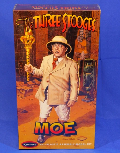 POLAR LIGHTS MODEL Kit Moe From The Three Stooges In Egyptian Tomb ...