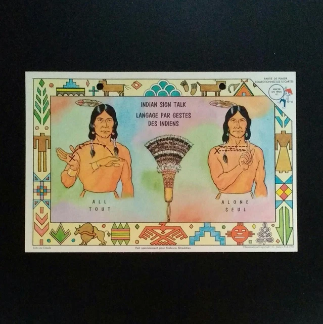 VINTAGE 1965 NABISCO Shreddies Music & Fan Sign Talk Card #3 $10.00 ...