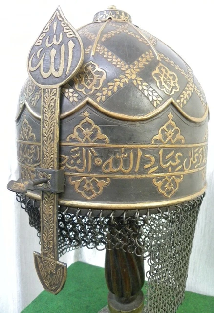 RARE INDO PERSIAN Warrior Helmet Calligraphy Arabic EUR 637,73 ...