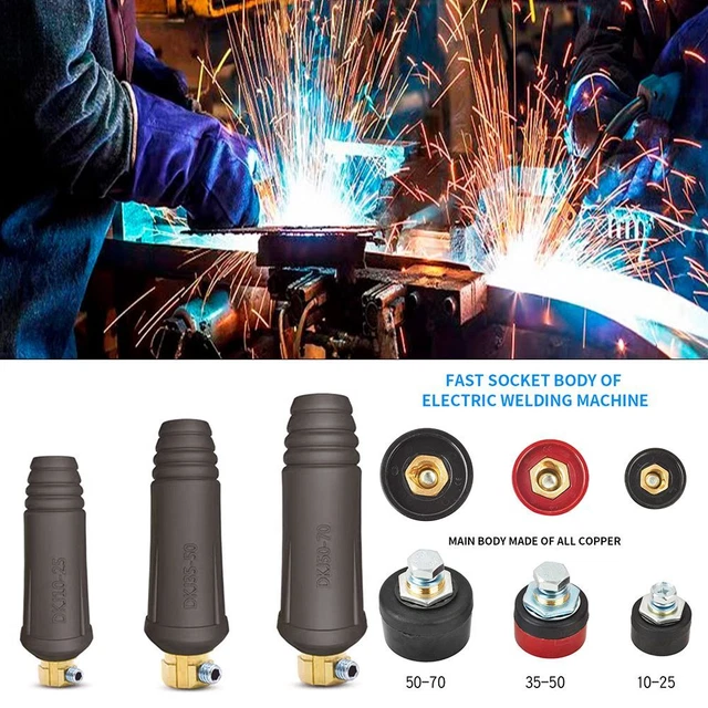 CONNECTOR CLAMP WELDING Machine Quick Fitting Female Male Socket Plug ...